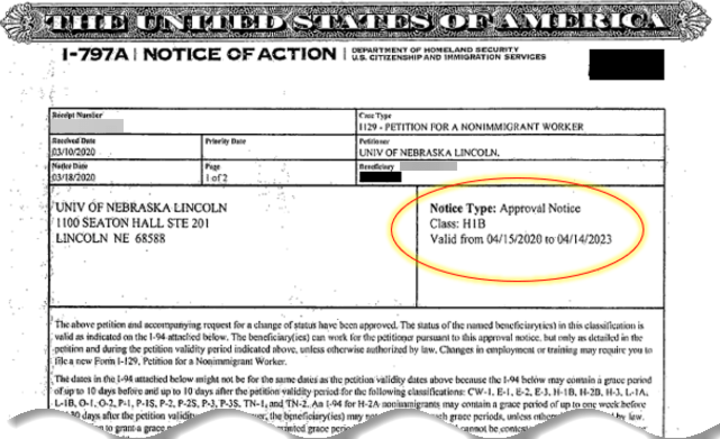 Form I-797, Notice of Action | Business Central | Nebraska